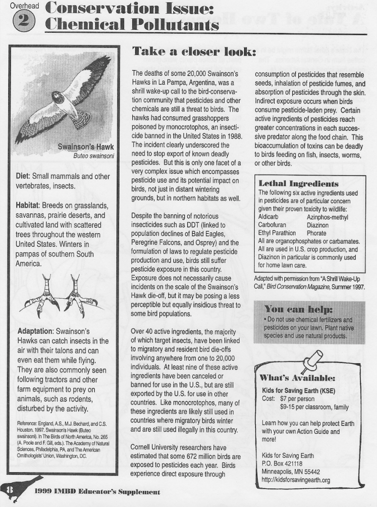 Swainson’s Hawk Activity – EFTA Digital Resource Library