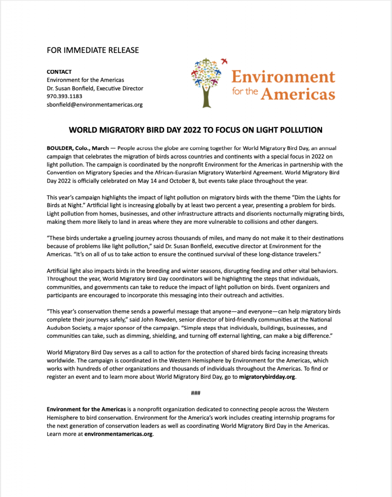 Press Release – EFTA Digital Resource Library