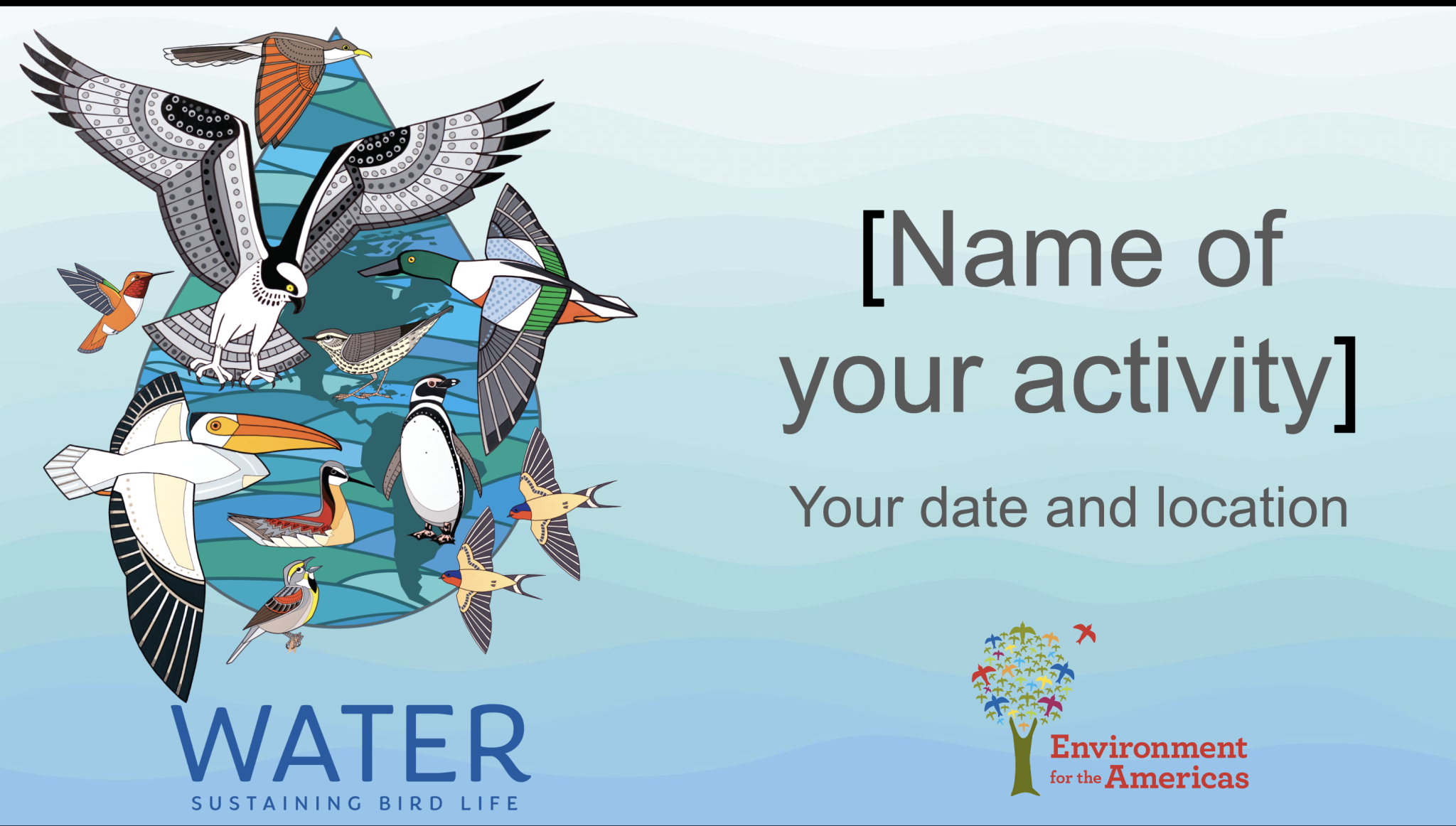 WMBD 2023 Water Theme PowerPoint – EFTA Digital Resource Library